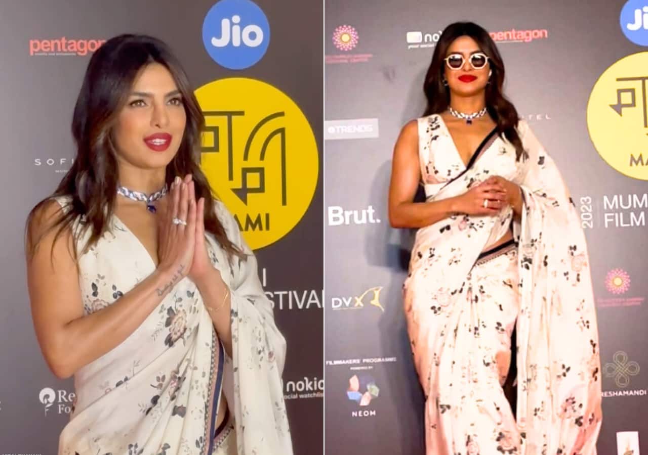 Priyanka Chopra arrived at MAMI film festival wearing a saree, see ...