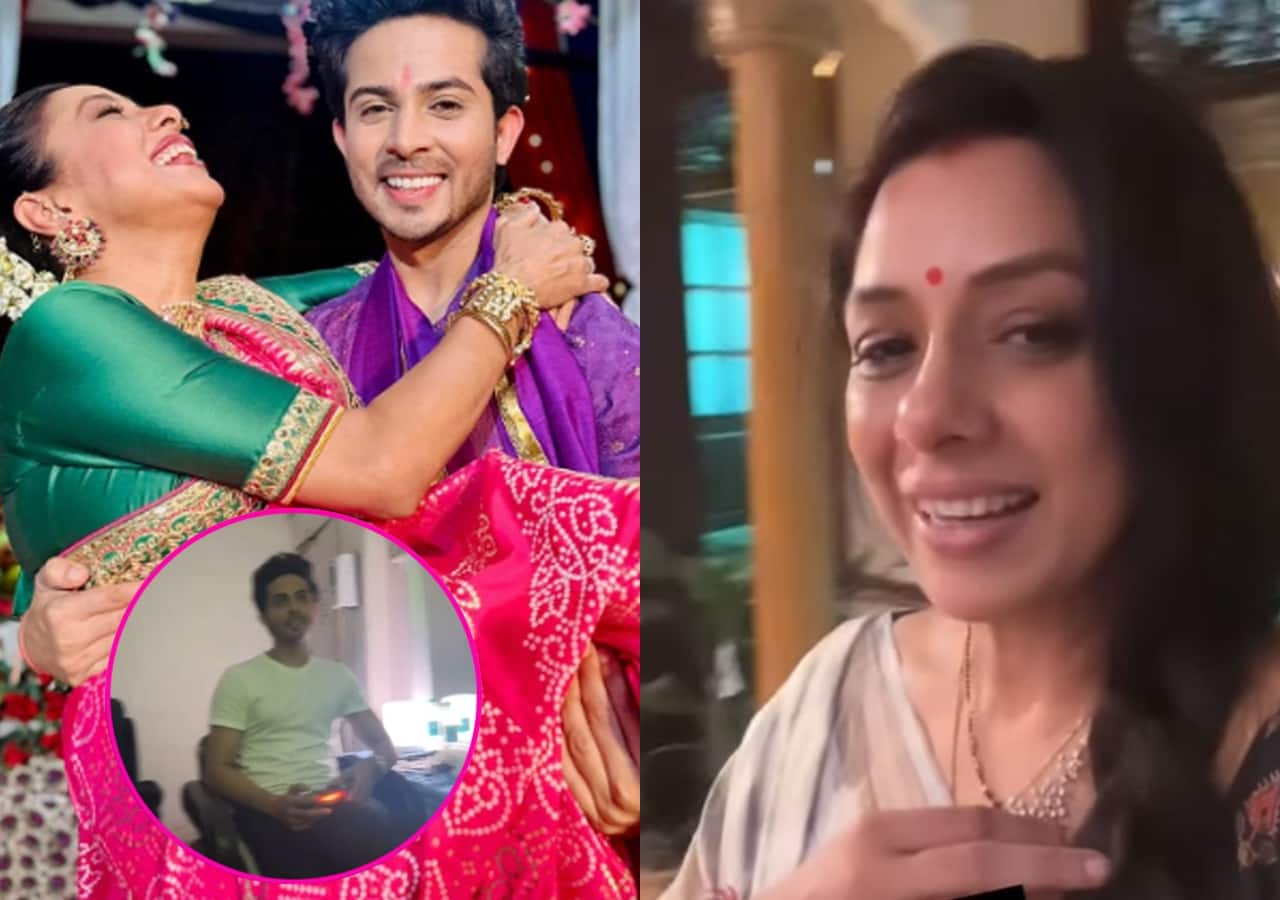 Anupamaa bts photos viral rupali ganguly and sagar parekh had a lot of ...