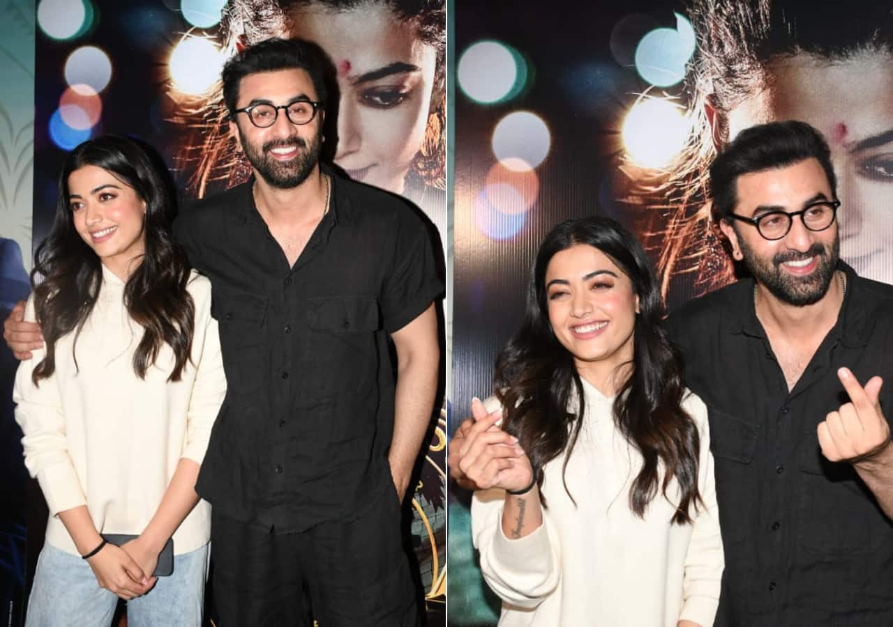 Ranbir Kapoor-Rashmika Mandanna reached the event of 'Animal', see ...