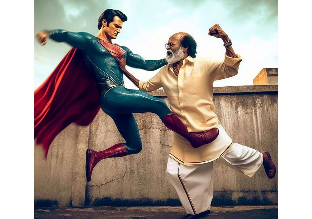 Rajinikanth beats up superheroes and supervillains Hulk, Thanos and ...