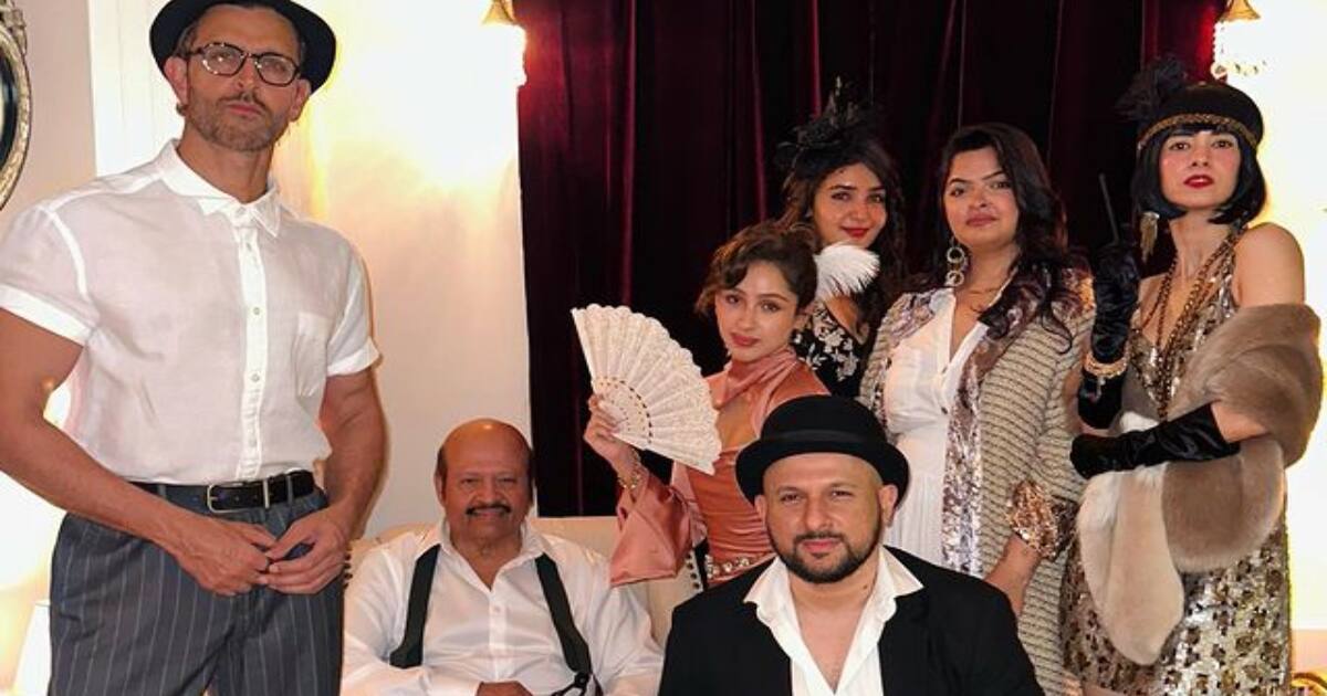 Saba Azad joins Hrithik Roshan and family for Pashmina Roshan's retro ...
