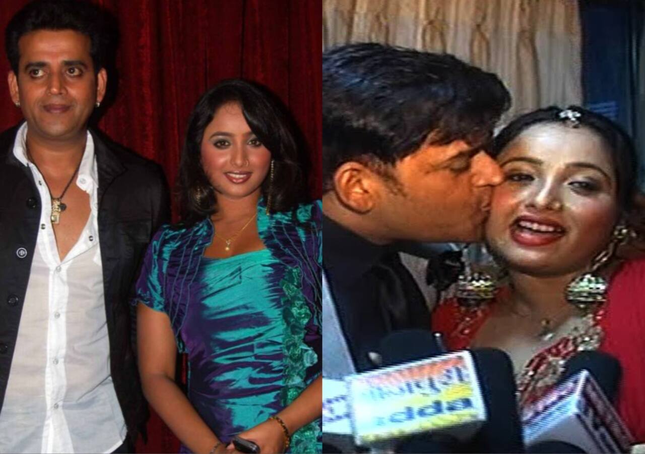 Ravi Kishan got trolled as he kissed Rani chatterjee in front of media- रानी चटर्जी को मीडिया के ...