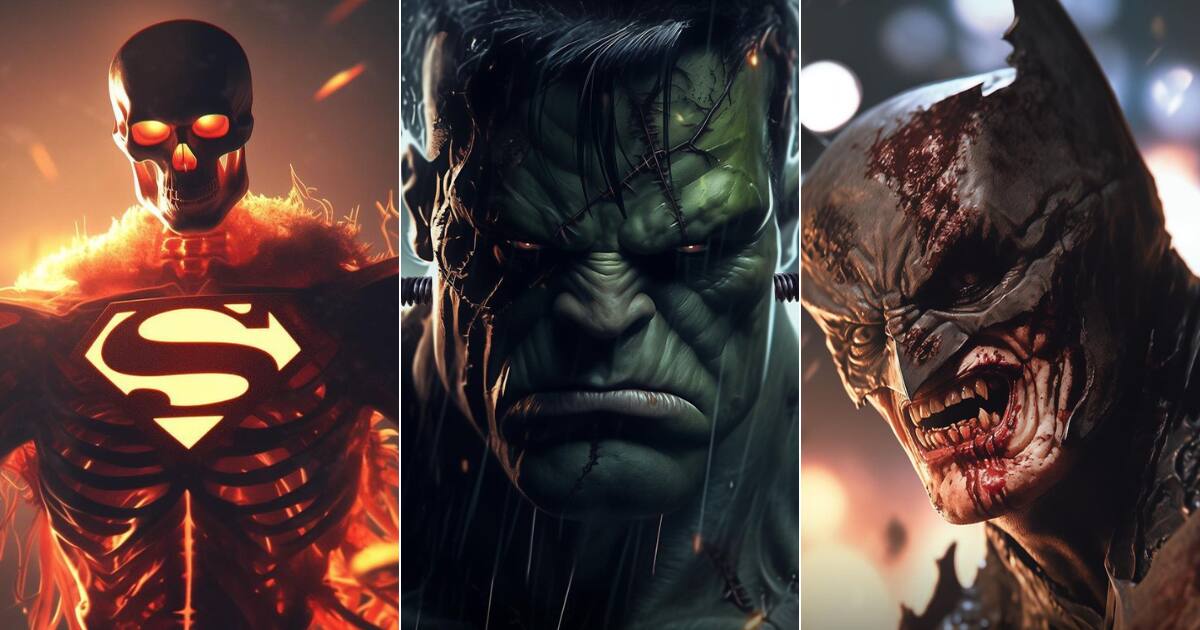Superheroes Horror Look AI Image: हल्क से लेकर बैटमैन तक डरावने लुक में ...