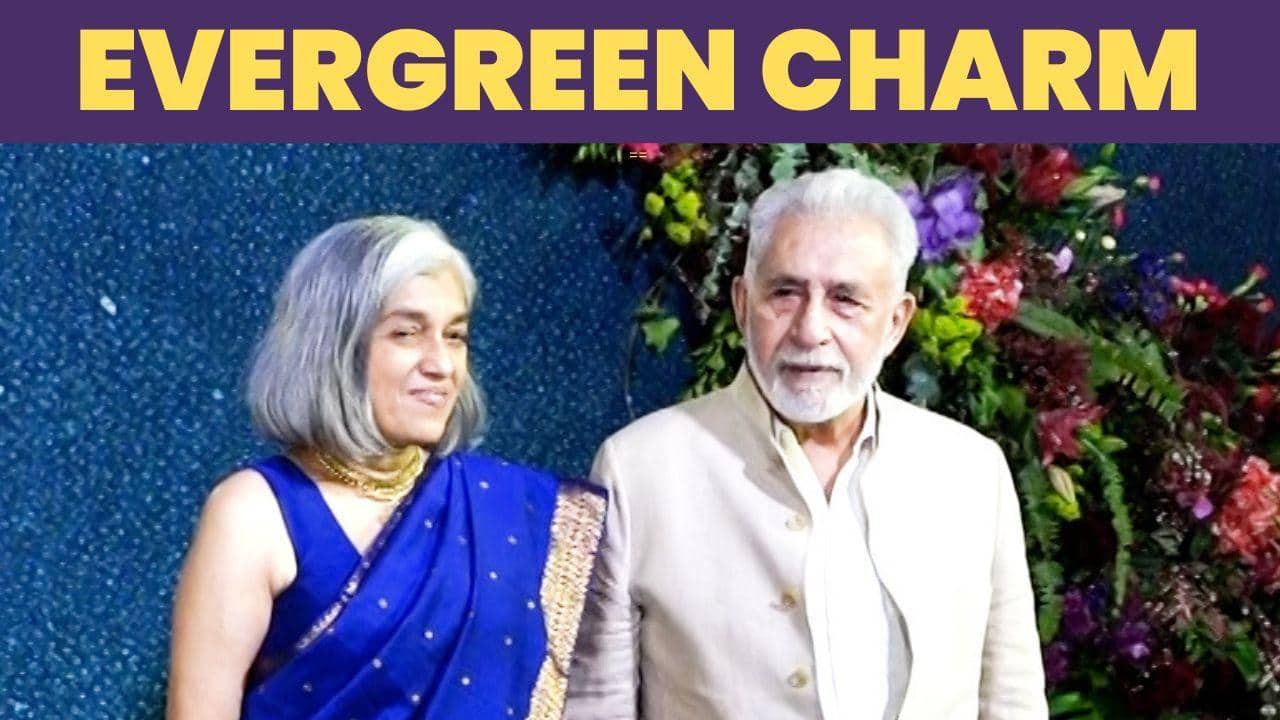 Randeep Hooda-Lin Laishram Wedding Reception: Evergreen couple Naseeruddin Shah and Ratna Pathak ...