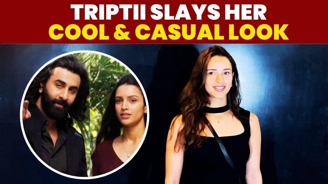 Triptii Dimri gets snapped in the city, video goes viral