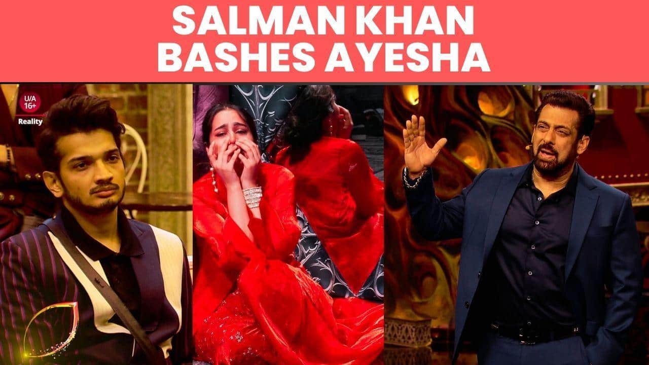 Bigg Boss 17 Promo Salman Khan Slams Ayesha Khan Says ‘national