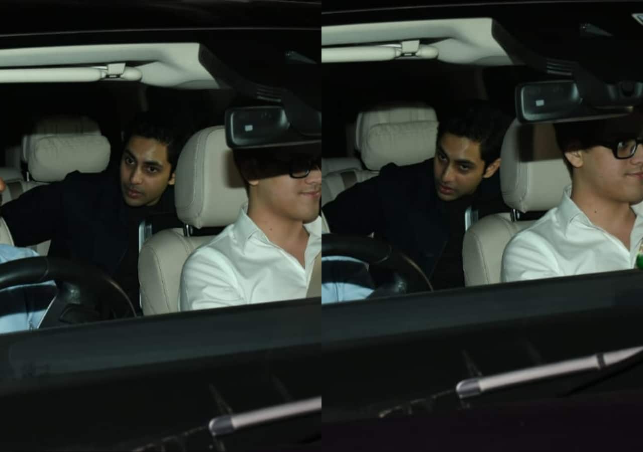 Dunki Screening Agastya Nanda Joins Rumoured Gf Suhana Khan Aryan Khan And Others To Watch 
