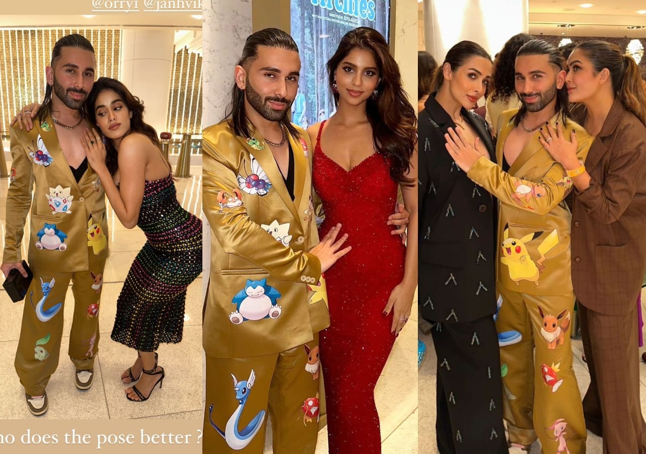 Orry aka Orhan Awatramani posses with Suhana Khan to Janhvi Kapoor ...