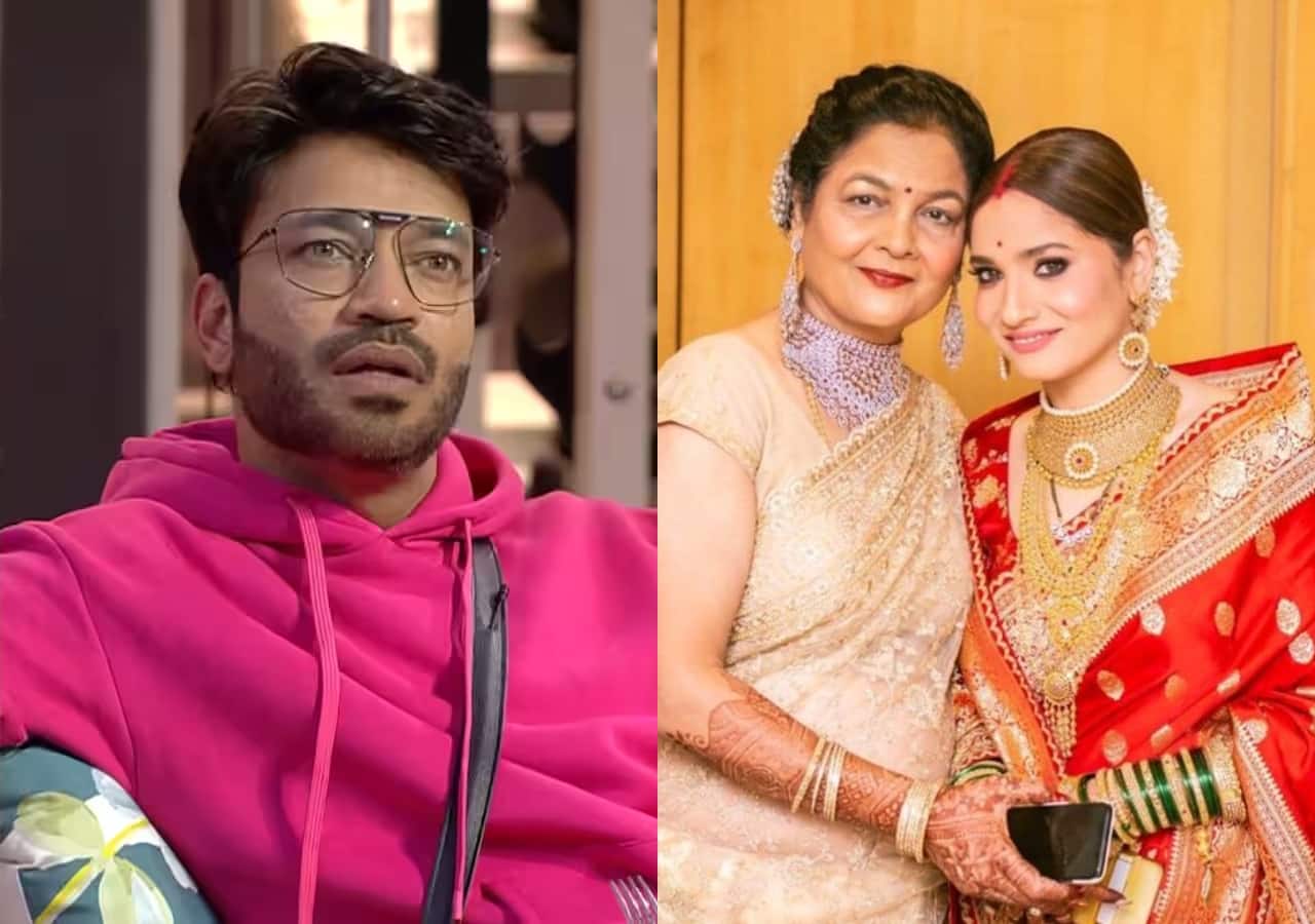 Bigg Boss 17 Ankita Lokhande Mother Reaction On Vicky Jain Slap Video