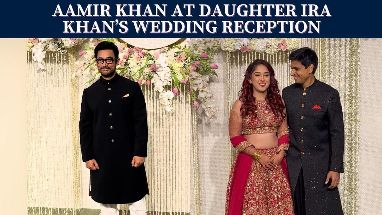Ira Khan, Nupur Shikhare Wedding Reception: Aamir Khan looks dashing ...