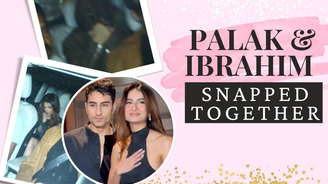 Ibrahim Ali Khan and Palak Tiwari fuel dating rumours as they hide ...
