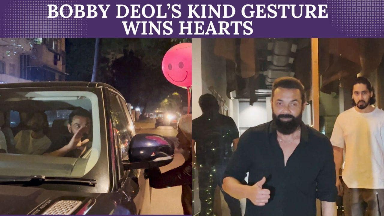 Animal star Bobby Deol's heartwarming gesture goes viral; netizens call ...