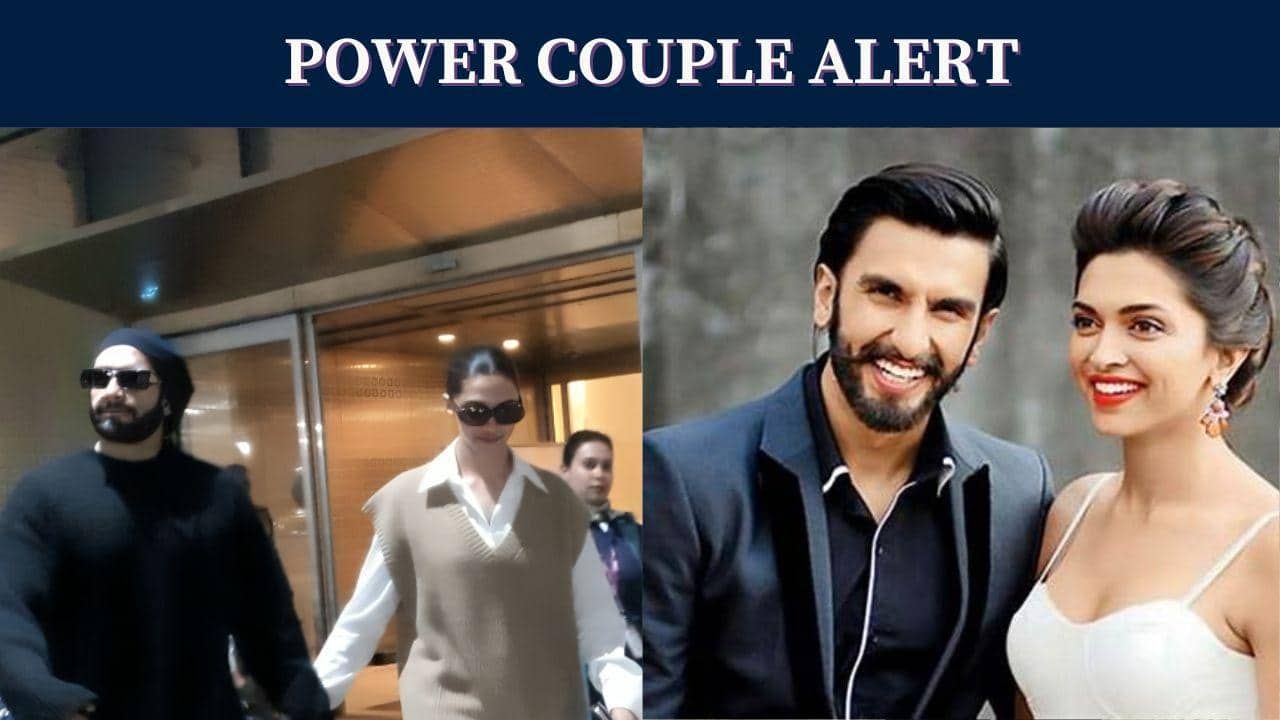 Fighter actress Deepika Padukone walk hand-in-hand with husband Ranveer ...
