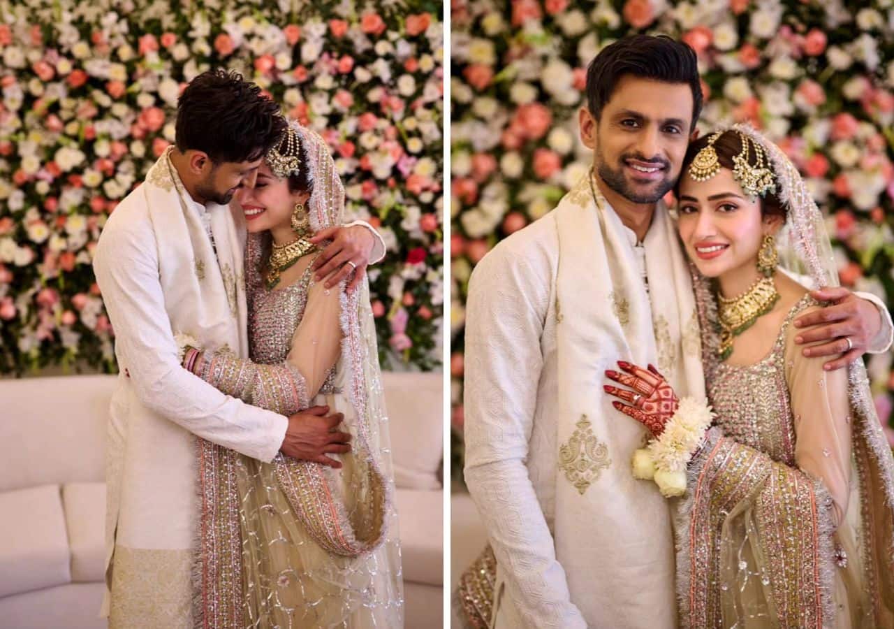 Shoaib Malik gets married to Sana Javed; a look at their dreamy wedding ...