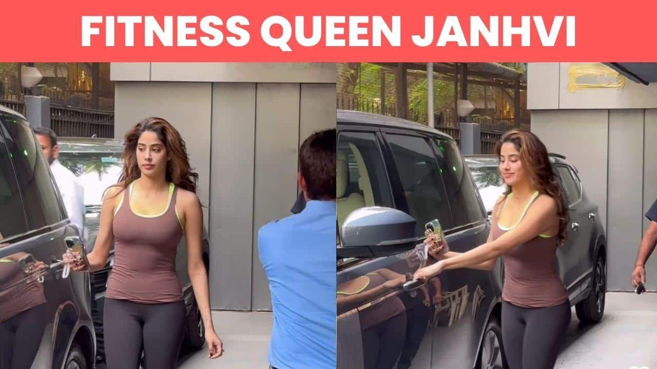 Janhvi Kapoor flaunts her toned physique in her gym look; netizens say ...