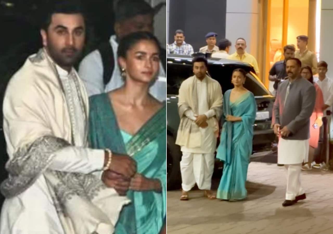 Ranbir Kapoor Alia Bhatt Reached Ayodhya For The Consecration Of Ram