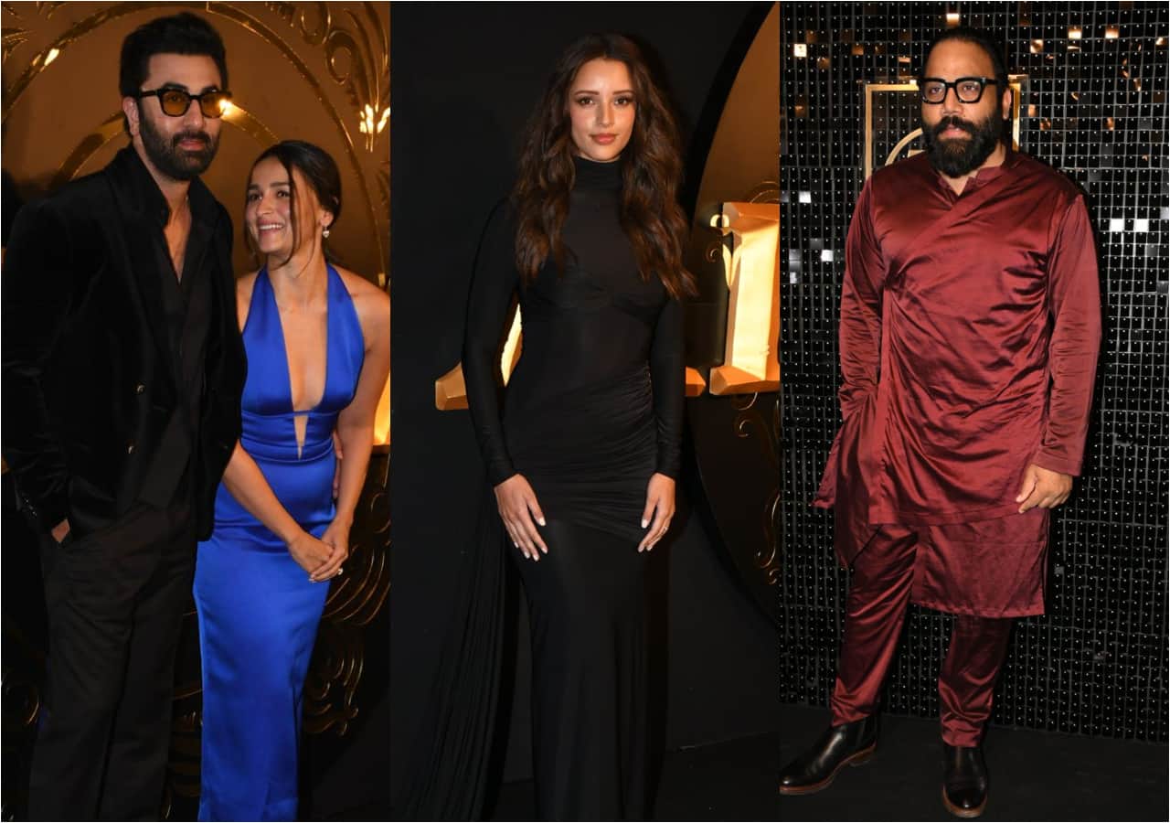 Animal success bash: Ranbir Kapoor, Alia Bhatt have eyes only for each ...