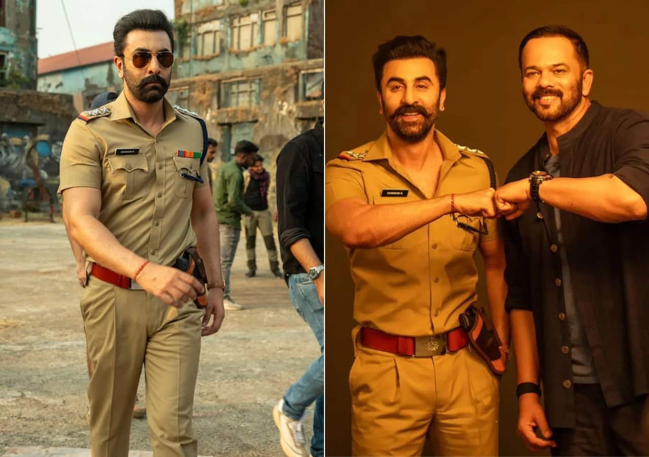 Ranbir Kapoor Look in Police Uniform With Rohit Shetty Pictures Goes ...