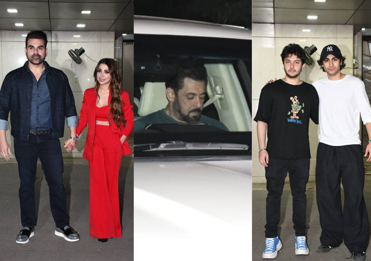 Arbaaz Khan wife Sshura Khan birthday bash: Salman Khan, Arhaan Khan and Nirvaan Khan's bond ...