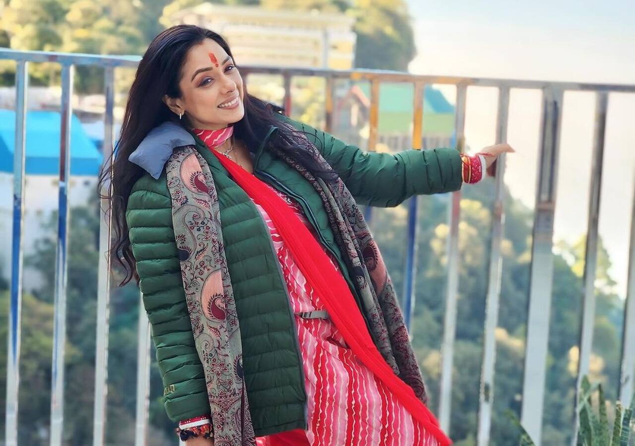 Rupali Ganguly shared a photo from the Mata Vaishno Devi temple ...