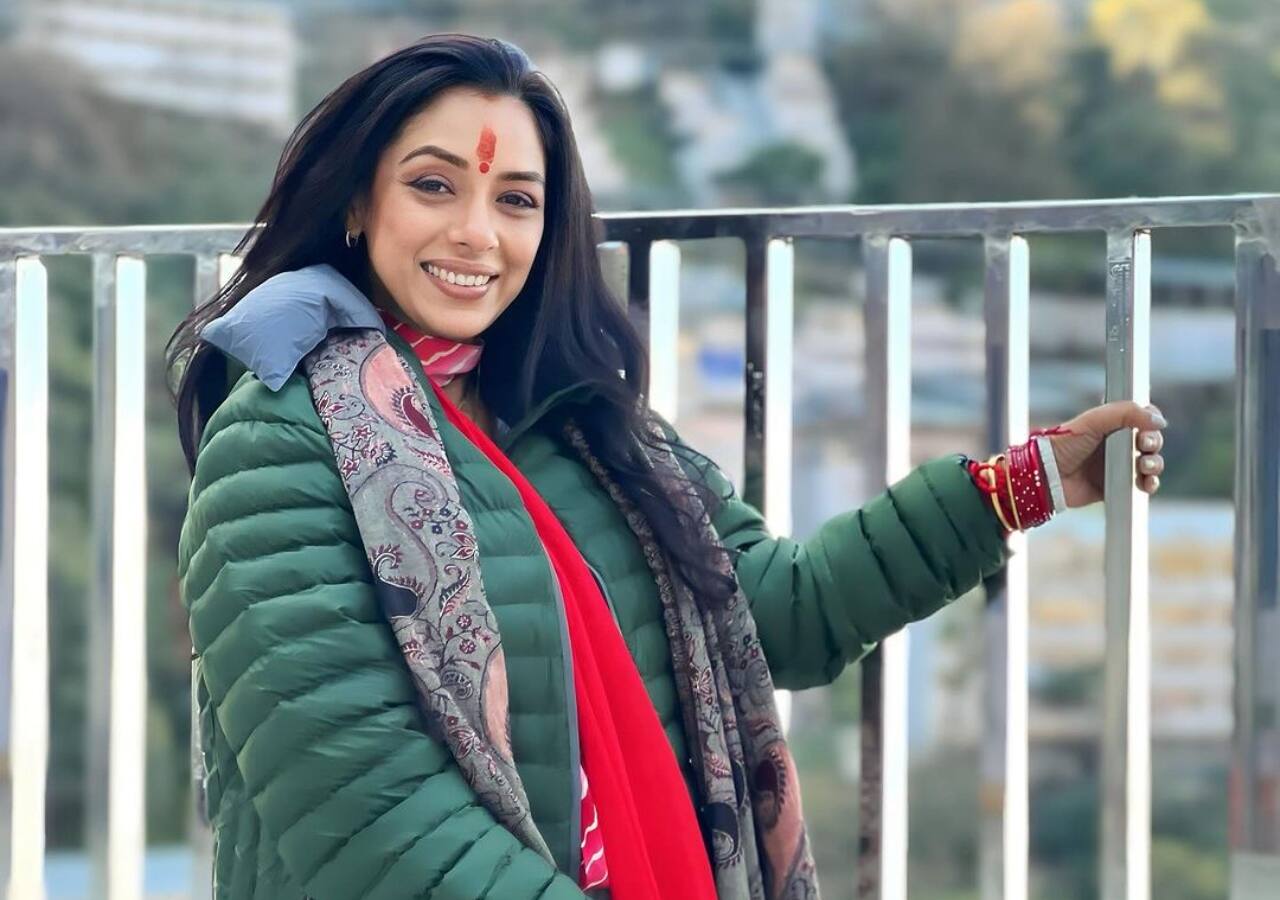 Rupali Ganguly shared a photo from the Mata Vaishno Devi temple ...