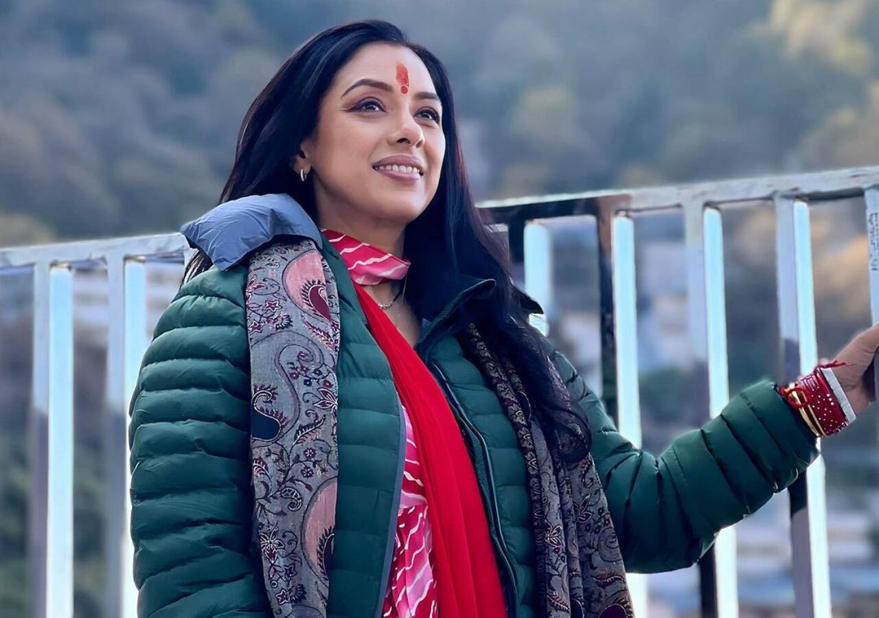 Rupali Ganguly shared a photo from the Mata Vaishno Devi temple ...