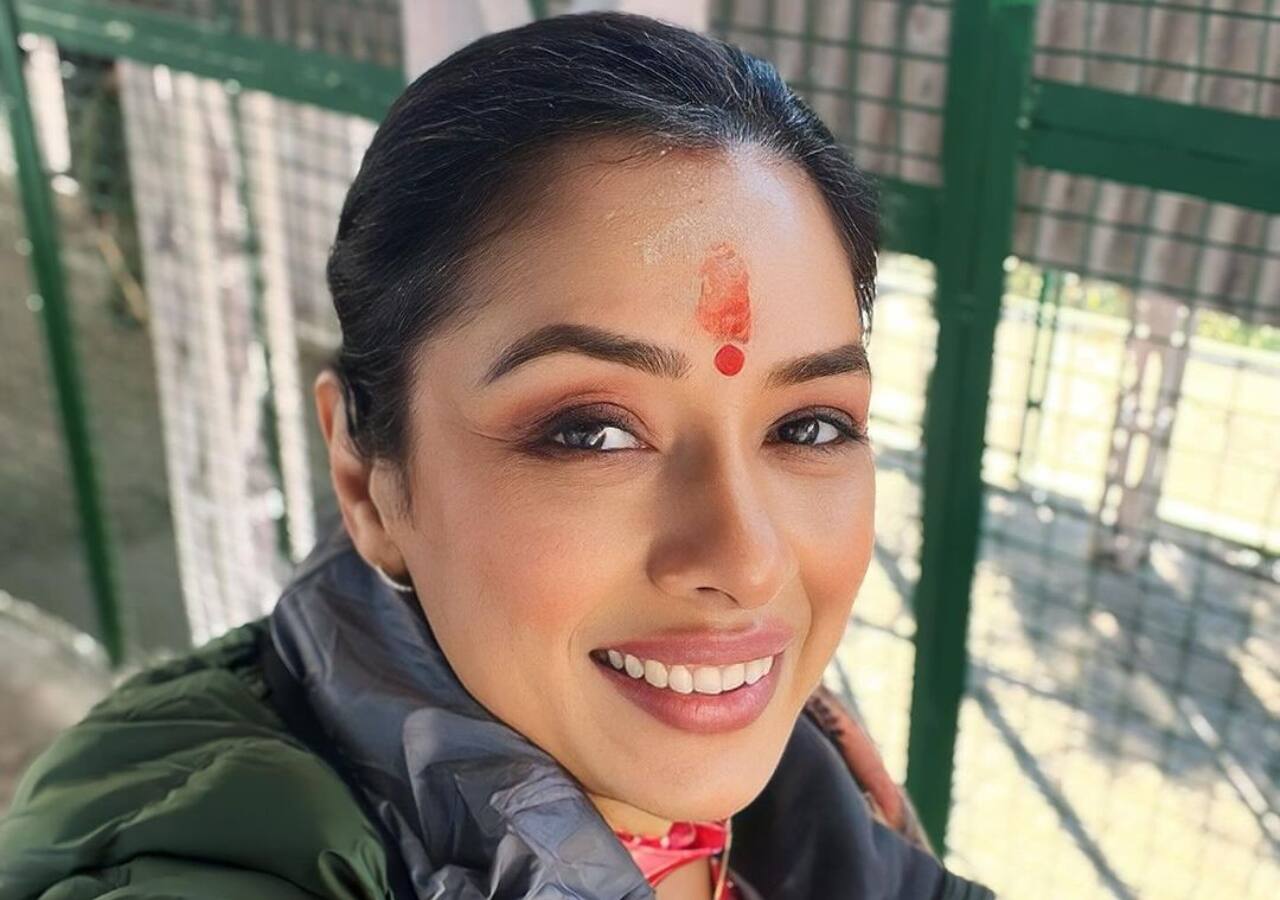 Rupali Ganguly shared a photo from the Mata Vaishno Devi temple ...