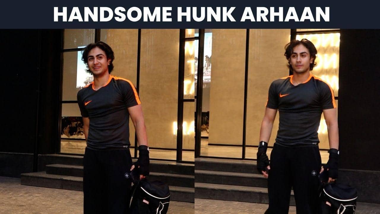 Arhaan Khan's sporty looks says he is Bollywood ready; netizens call ...