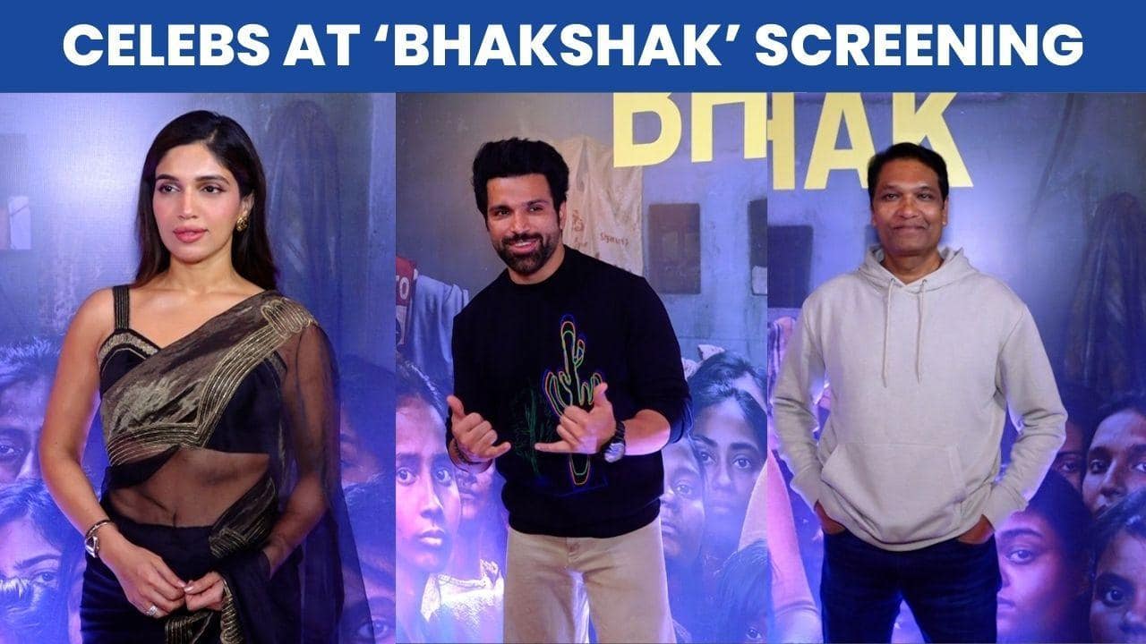 Bhakshak Screening: Bhumi Pednekar stuns in black saree; netizens say ...
