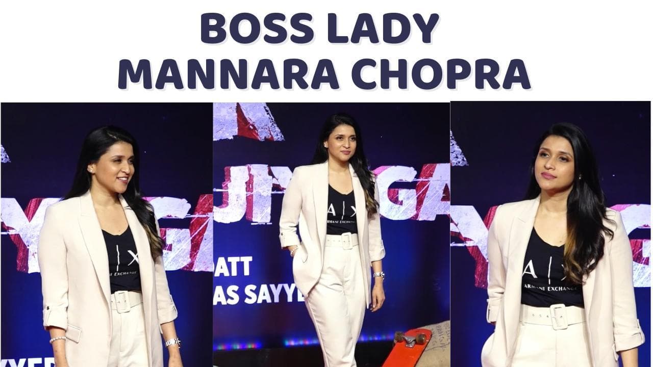 Bigg Boss 17 Fame Mannara Chopra Dishes Out Boss Lady Vibes At Crakk