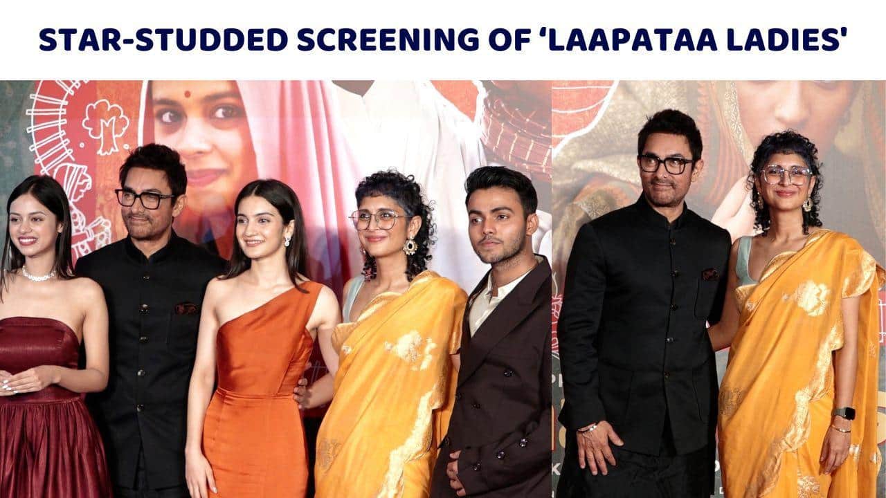 Lapataa Ladies Screening: Aamir Khan and Kiran Rao steal the limelight ...