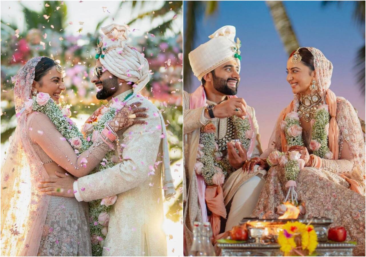 Rakul Preet Singh and Jackky Bhagnani FIRST PICS OUT as man and wife ...