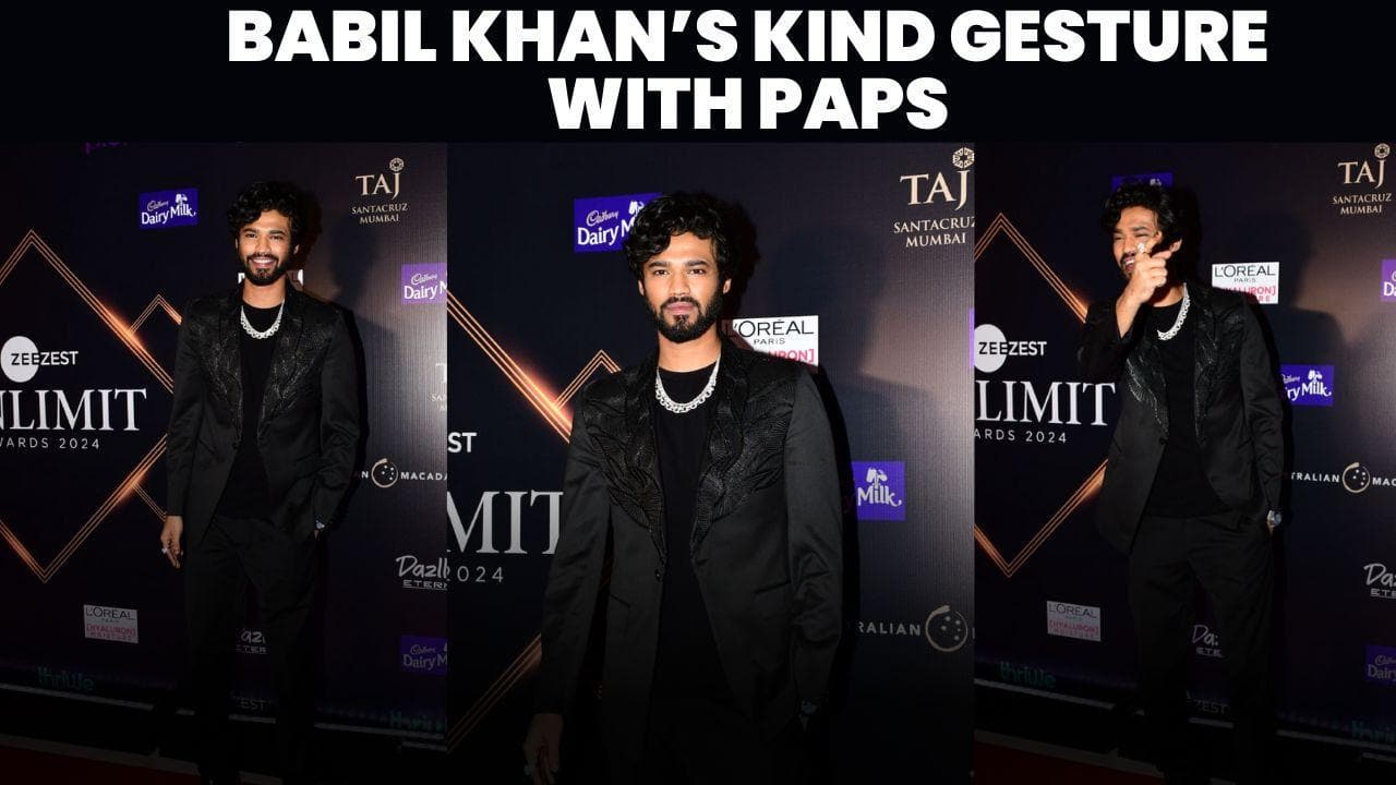 Babil Khan snapped at Zee Zest Awards 2024, watch video