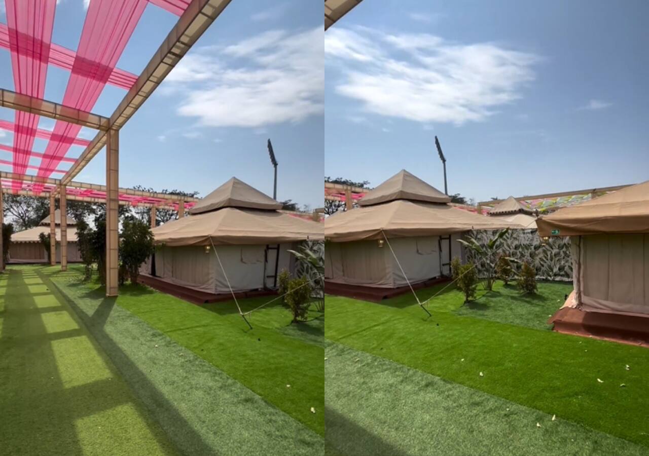 Anant Ambani-Radhika Merchant Pre Wedding functions tent house photos ...