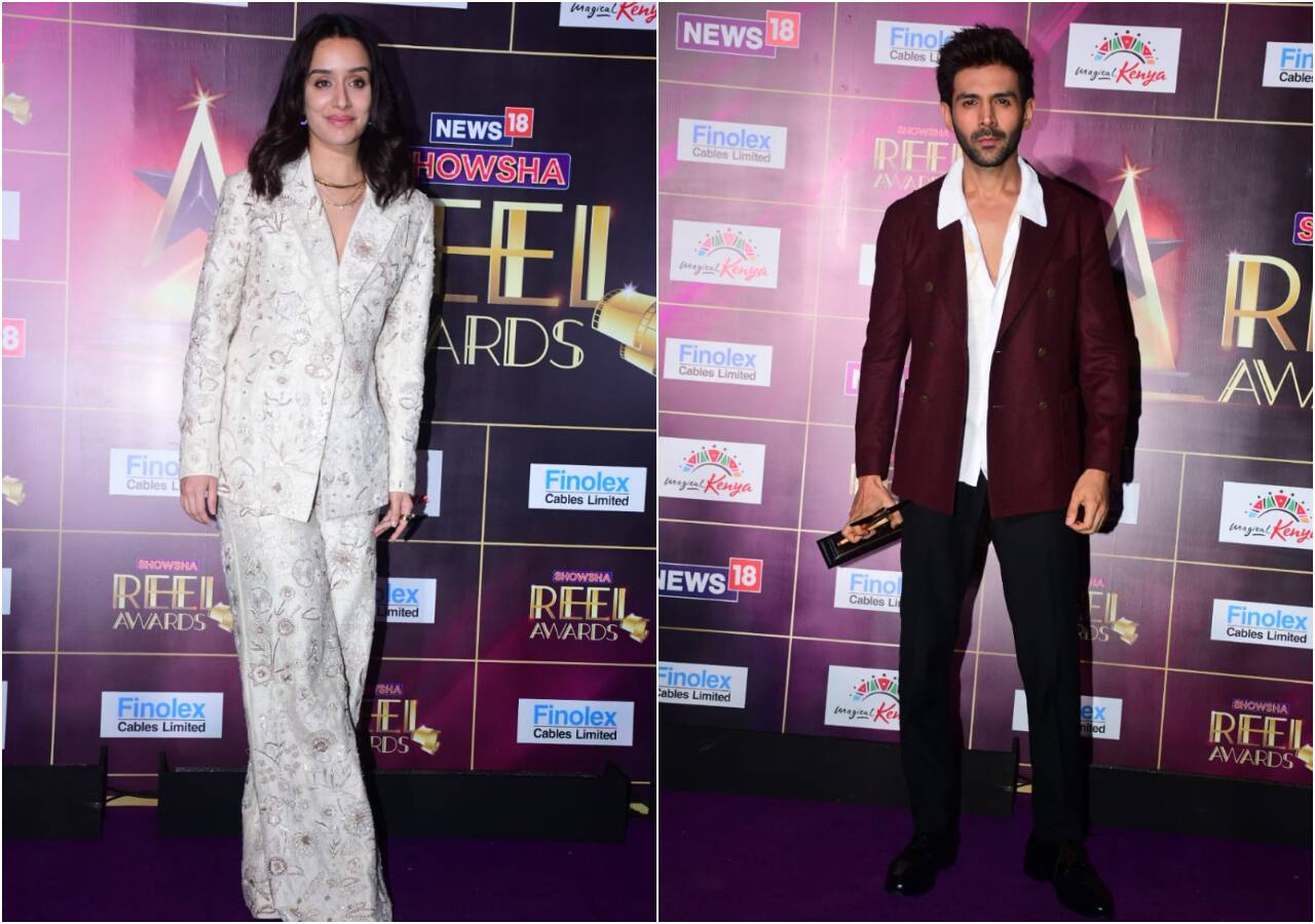 Reel Award 2024: Kartik Aaryan, Shraddha Kapoor, Ananya Panday and other stars at the red carpet ...