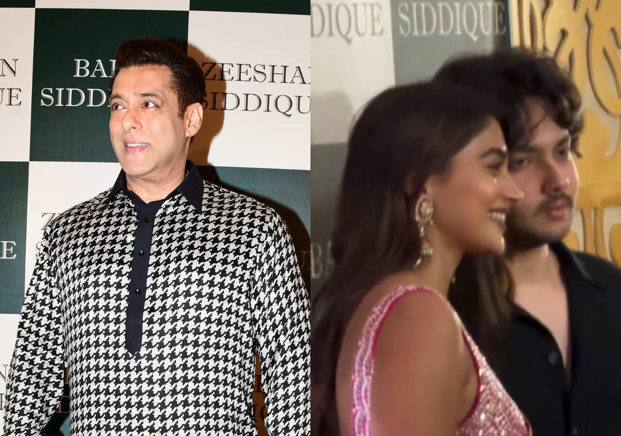Salman Khan's nephew Nirvaan Khan's gesture while posing with Pooja ...