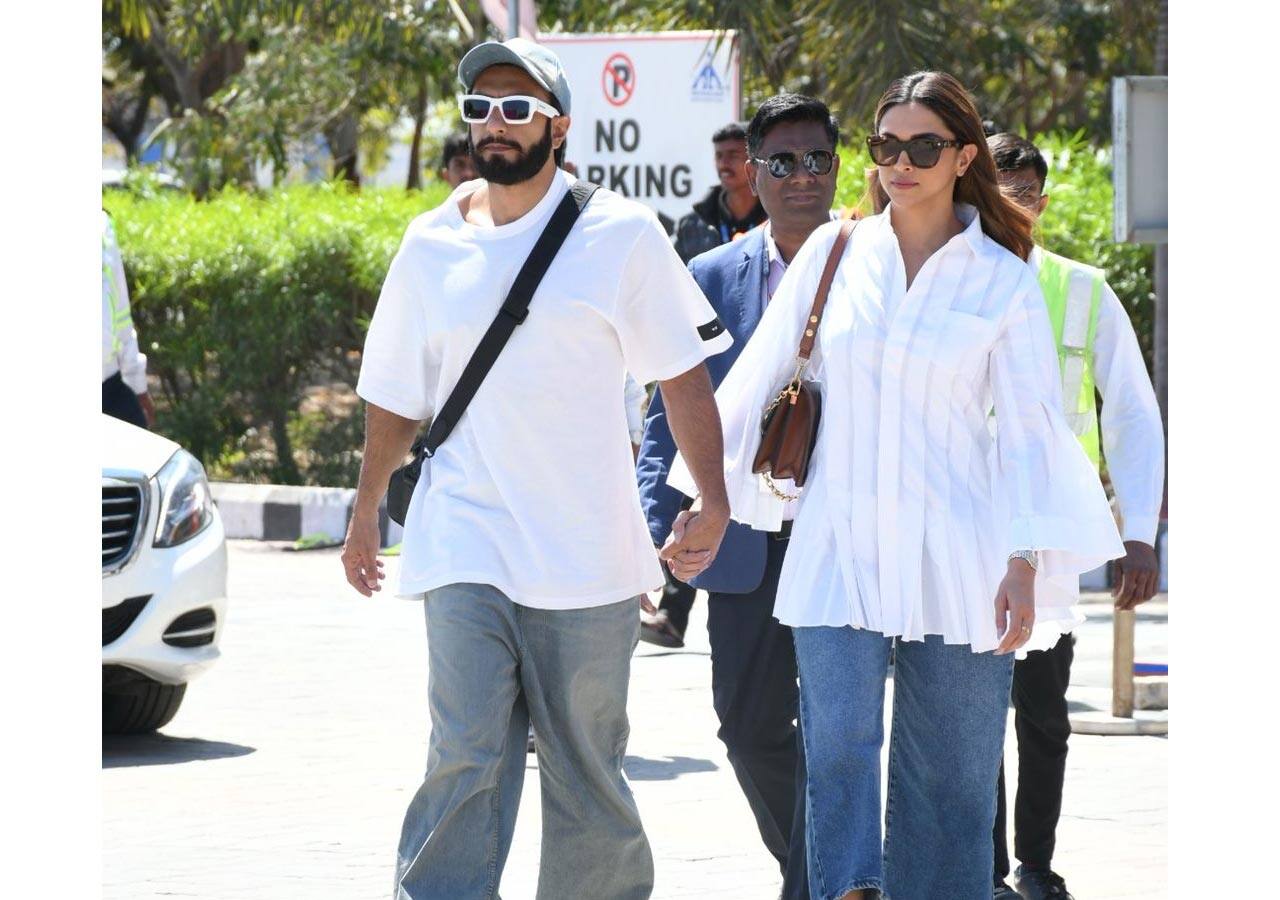 Deepika Padukone avoids flaunting her baby bump in her latest ...