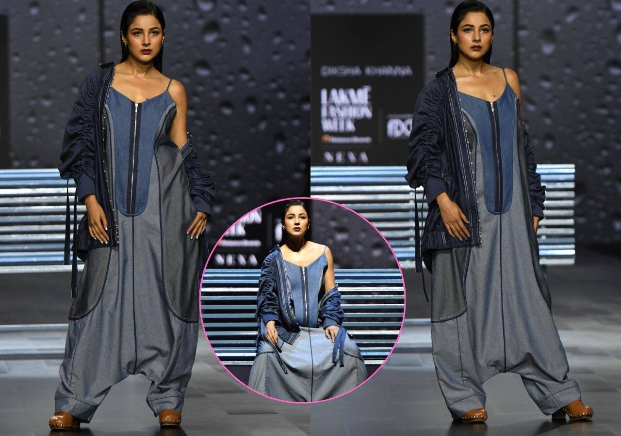 Shehnaaz Gill ramp walk at Lakme Fashion Week, View photos : शहनाज गिल ...