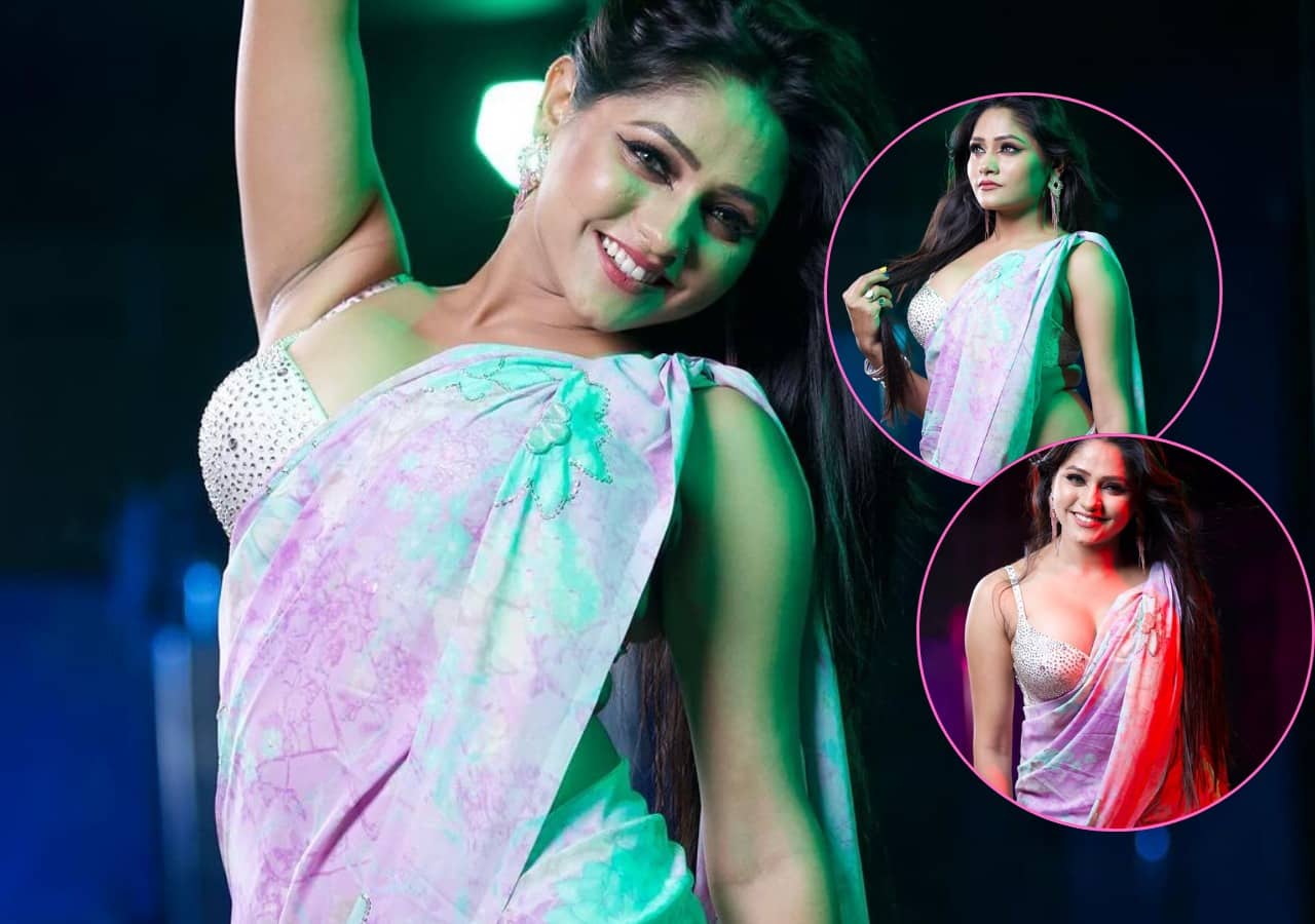 shweta sharma bold pose in saree, photos gone viral : श्वेता शर्मा ने साड़ी में बोल्ड अदाएं ...