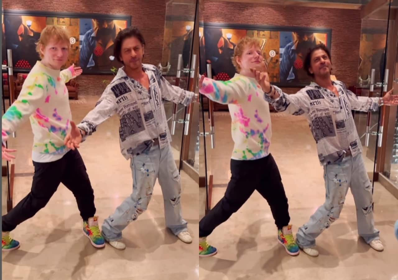 Shahrukh Khan taught Ed Sheeran his iconic romantic pose - शाहरुख खान ...