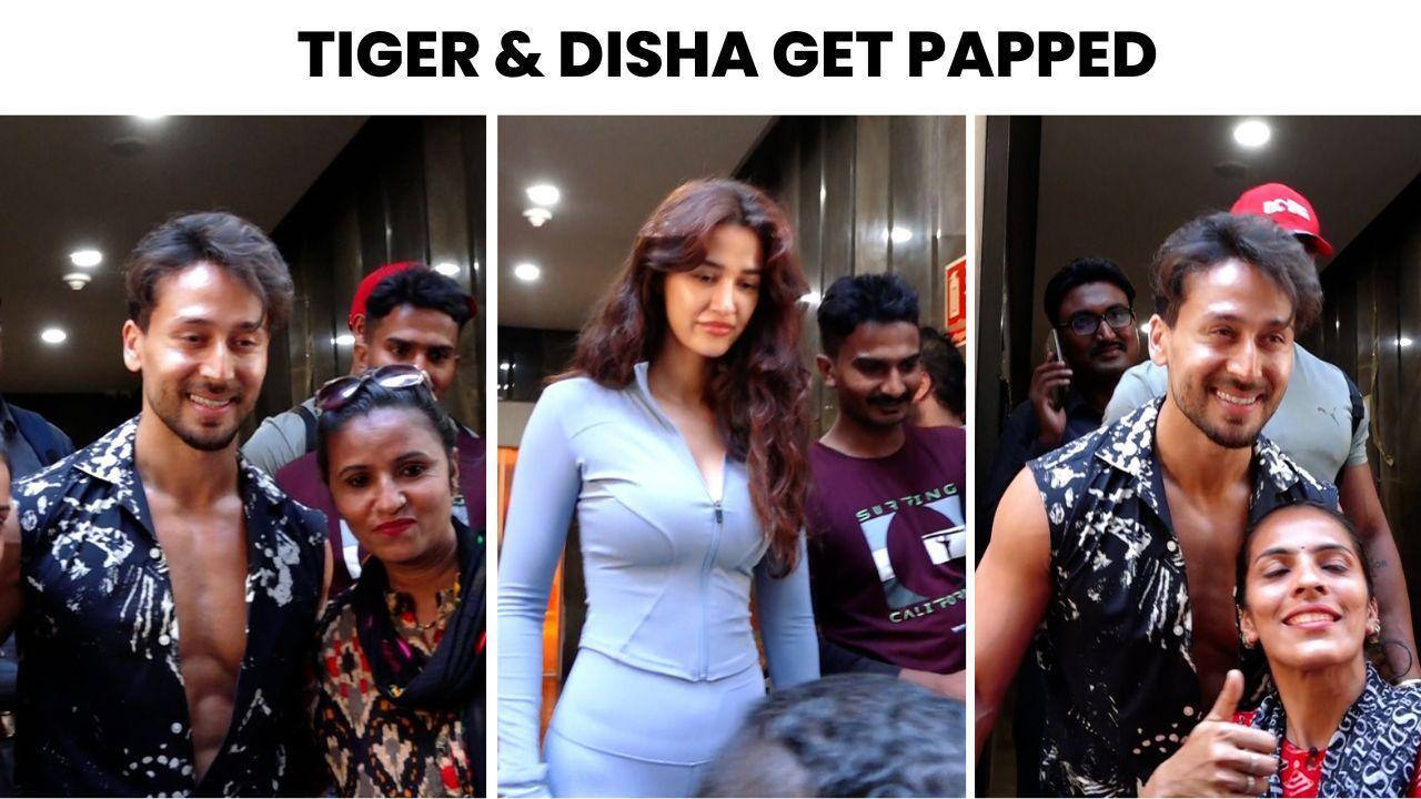 Ex-lovers Tiger Shroff and Disha Patani get papped in the town