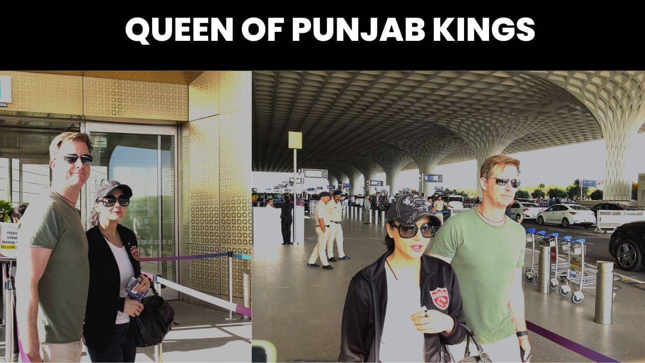 Preity Zinta nails her casual style as she gets snapped at the airport ...