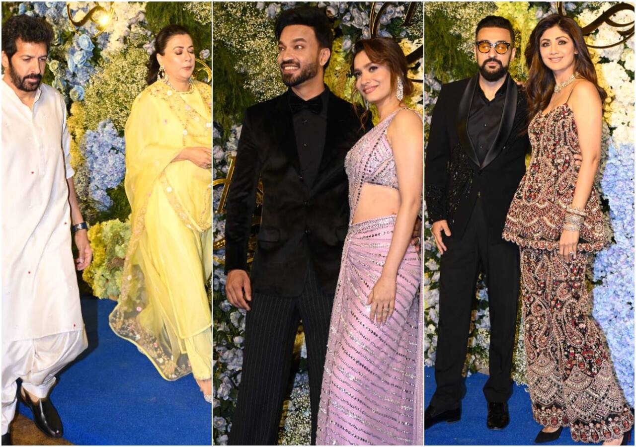 Shah Rukh Khan, Taapsee Pannu, Rupali Ganguly and host of celebs grace the wedding reception of ...