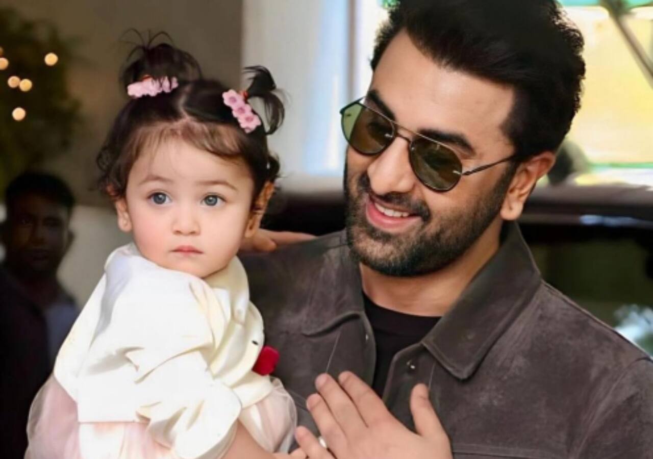 Raha Kapoor has her eyes fixed on the cameras as she visit Soni Razdan ...