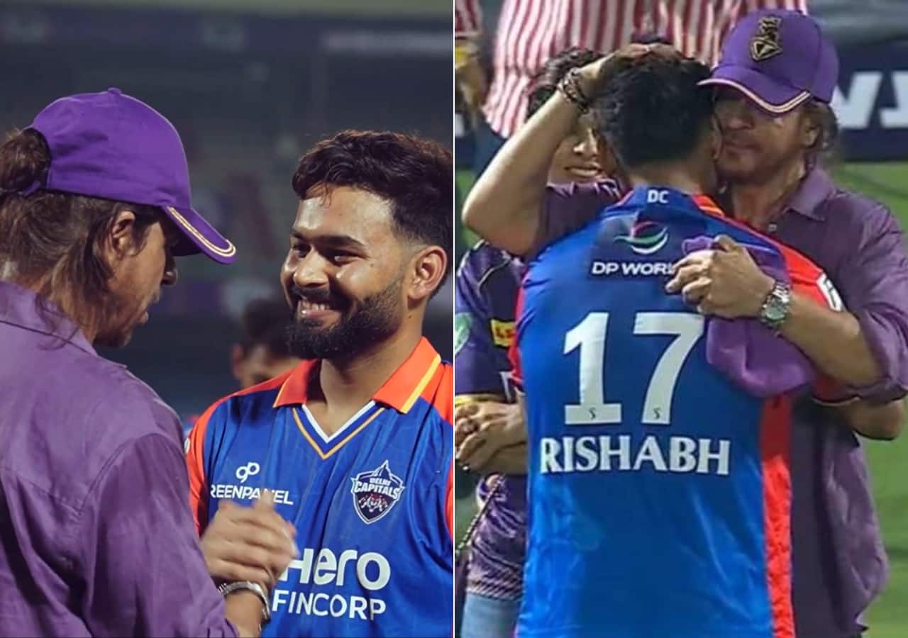 IPL 2024, DC vs KKR: Shahrukh Khan Rishabh Pant's video went viral ...