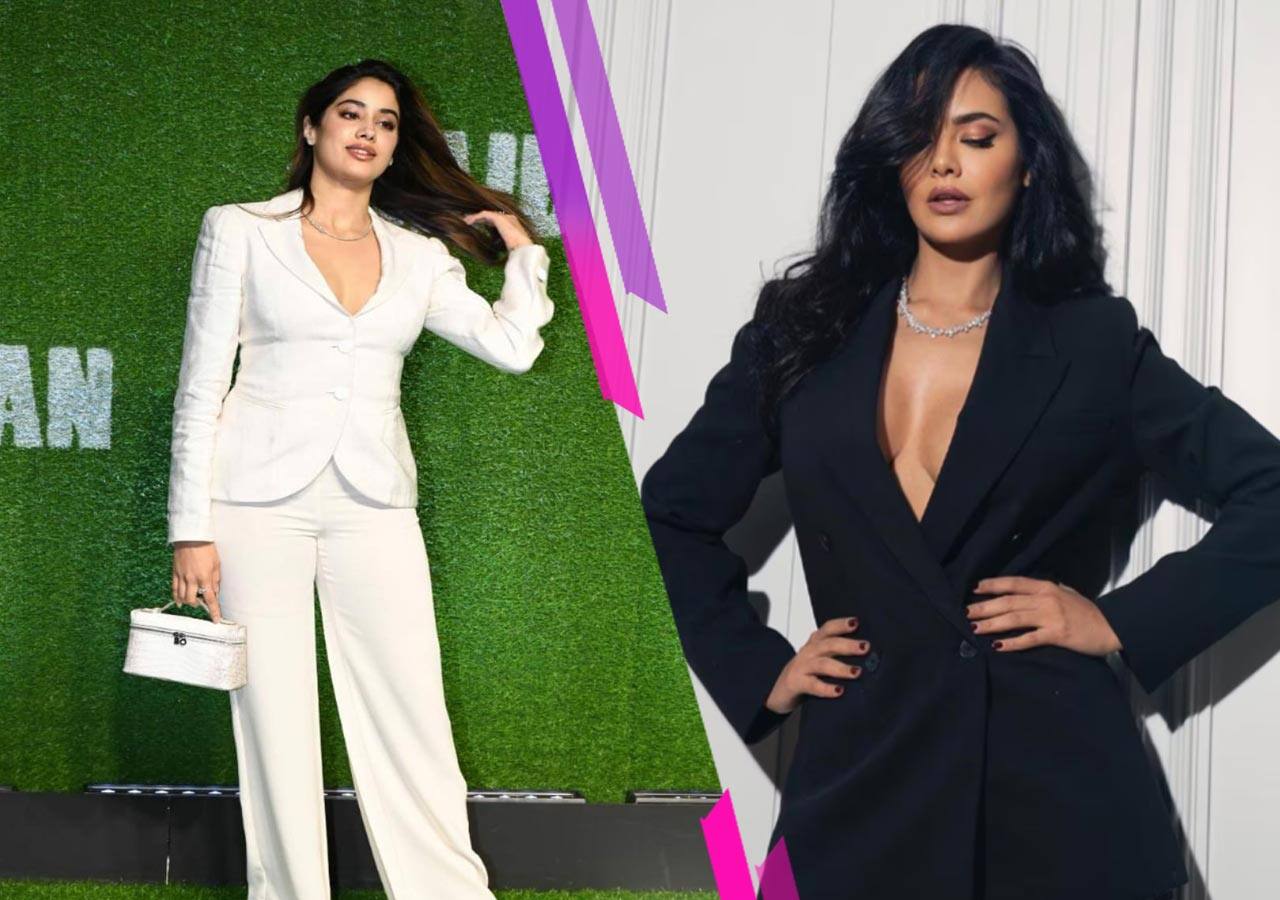 Braless Chic: Steal Blazer Style Tips from Janhvi Kapoor, Esha Gupta and more divas