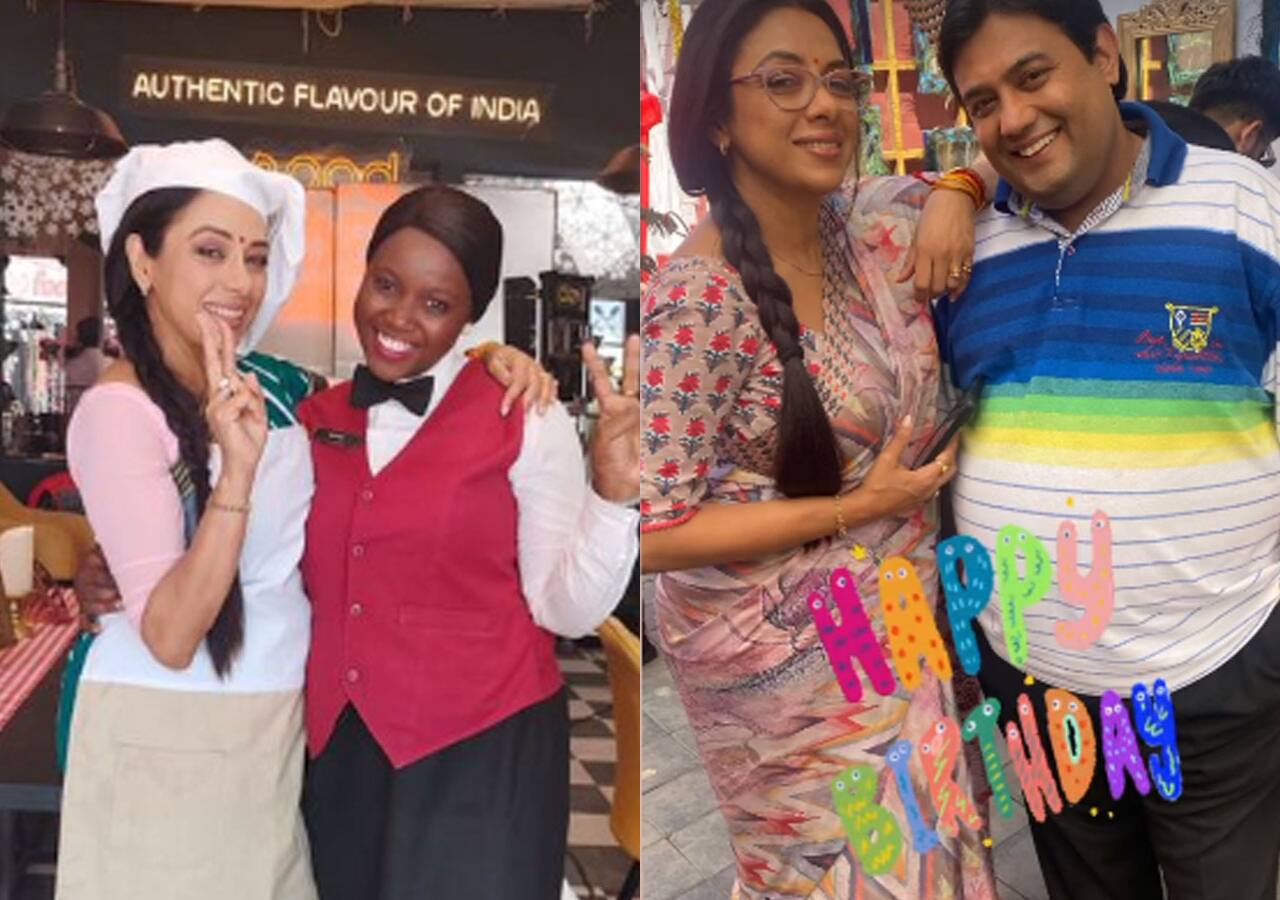 Rupali Ganguly aka Anupamaa's costars Vaquar Shaikh, Kunwar Amar, Nishi ...