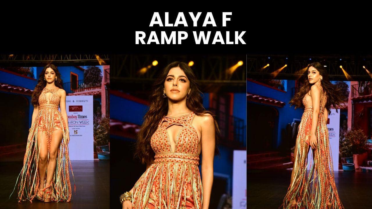 Alaya F impresses fans with her ramp walk; netizens say 'Kya confidence ...