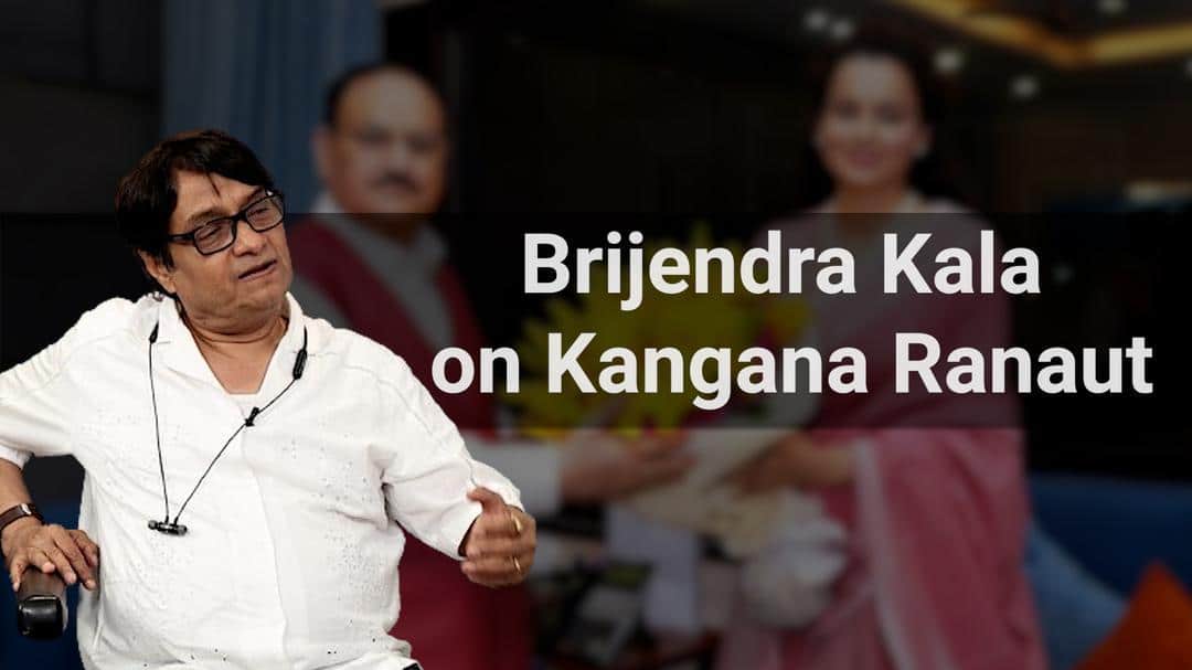 Brijendra Kala extends best wishes to Kangana Ranaut for elections ...