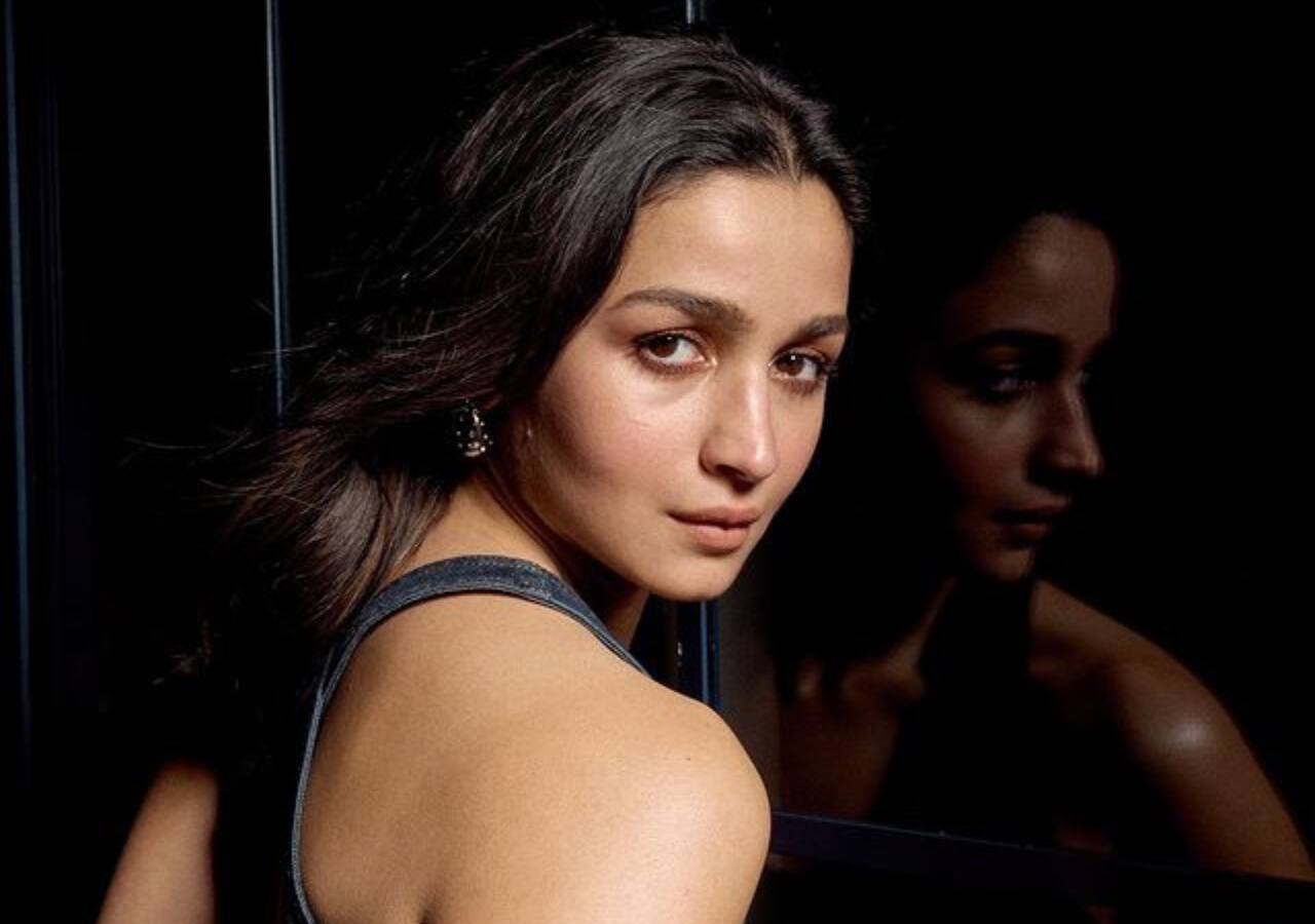 Alia Bhatt turns heads in blue backless denim dress; raises the glam ...